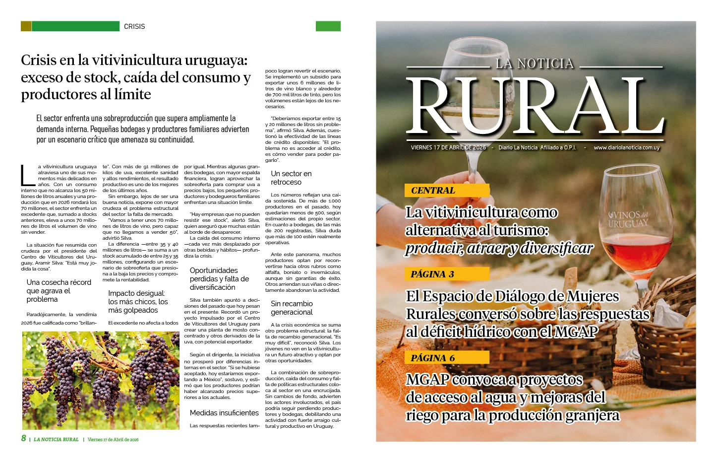 Suplemento La Noticia Rural del viernes 17 de Abril de 2026
